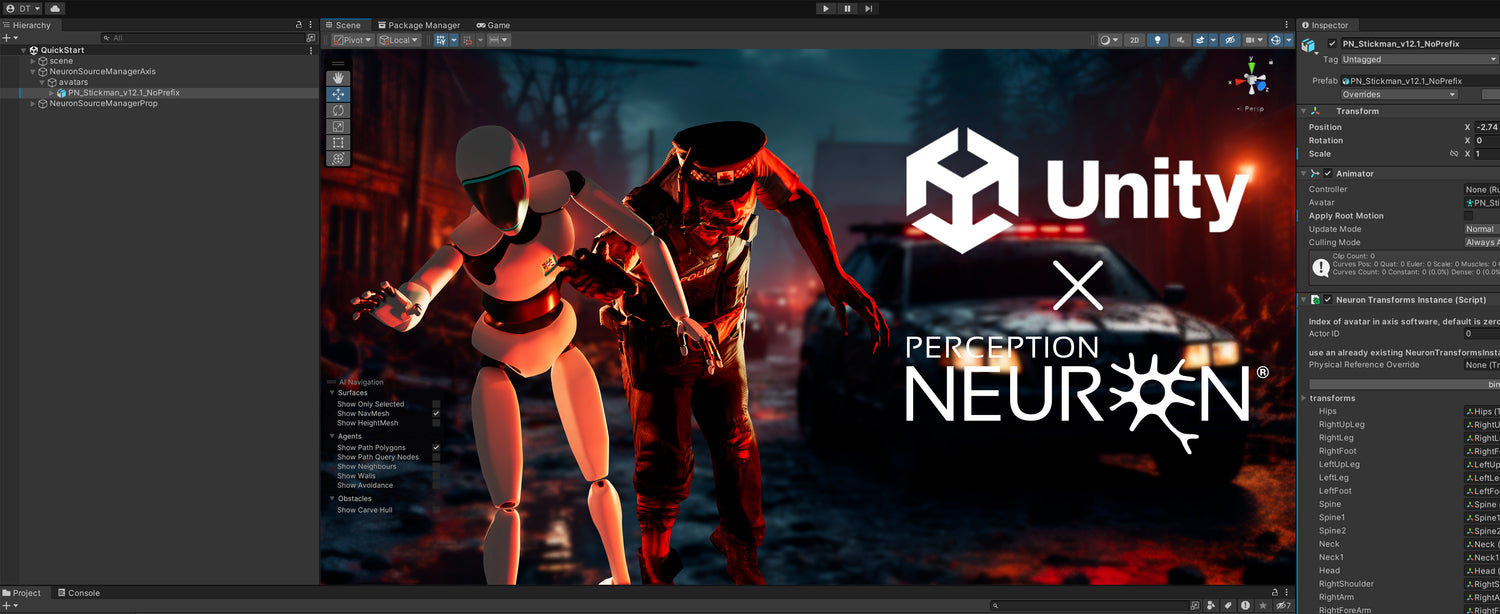 Perception Neuron Mocap Into Unity – NeuronMocap